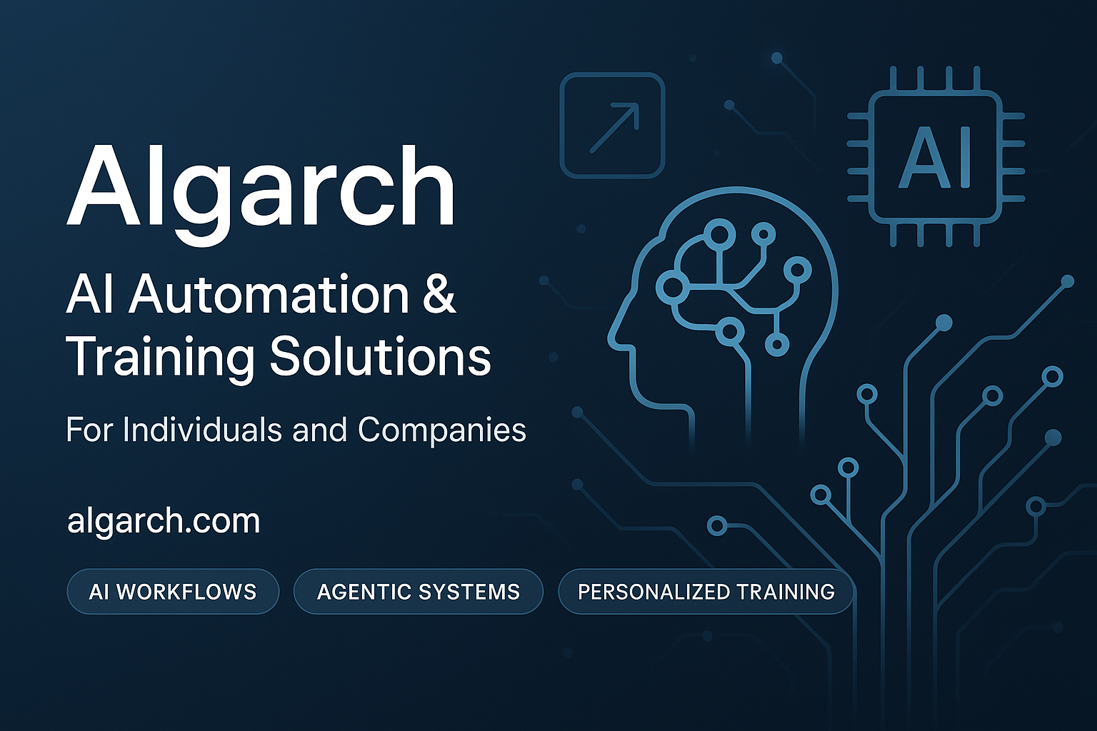 Want to make your business Agentic? Talk to us. - Algarch